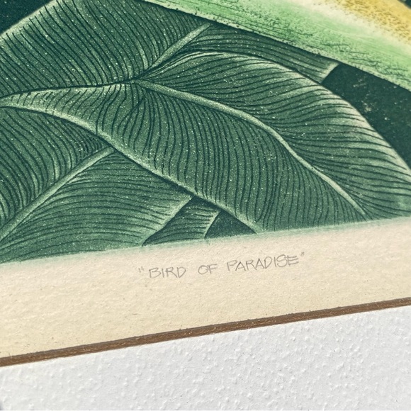 Jess Flores | Art | Jess Flores Numbered Etching Bird Of Paradise 255 ...